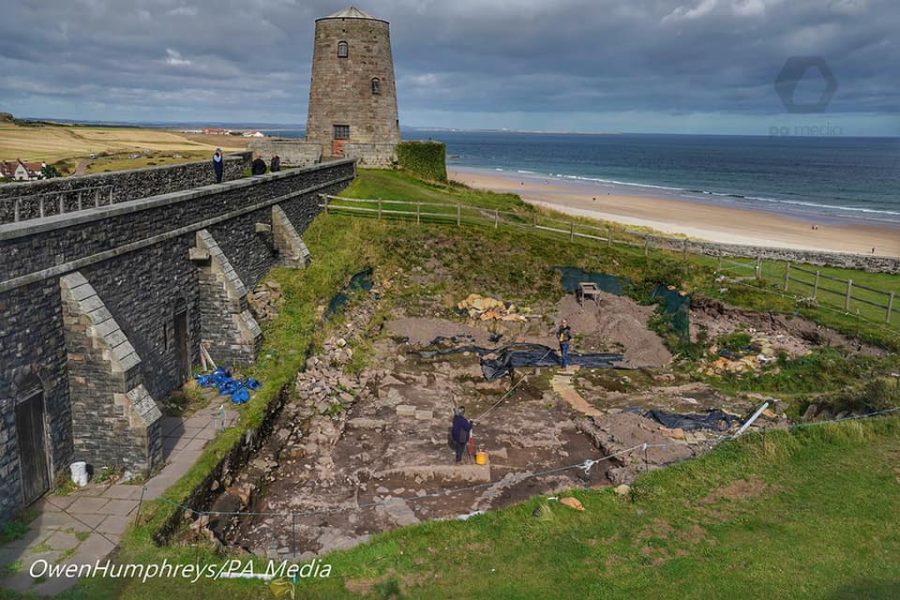 Bamburgh Castle excavations unearth unique Romano-British roundhouse ...